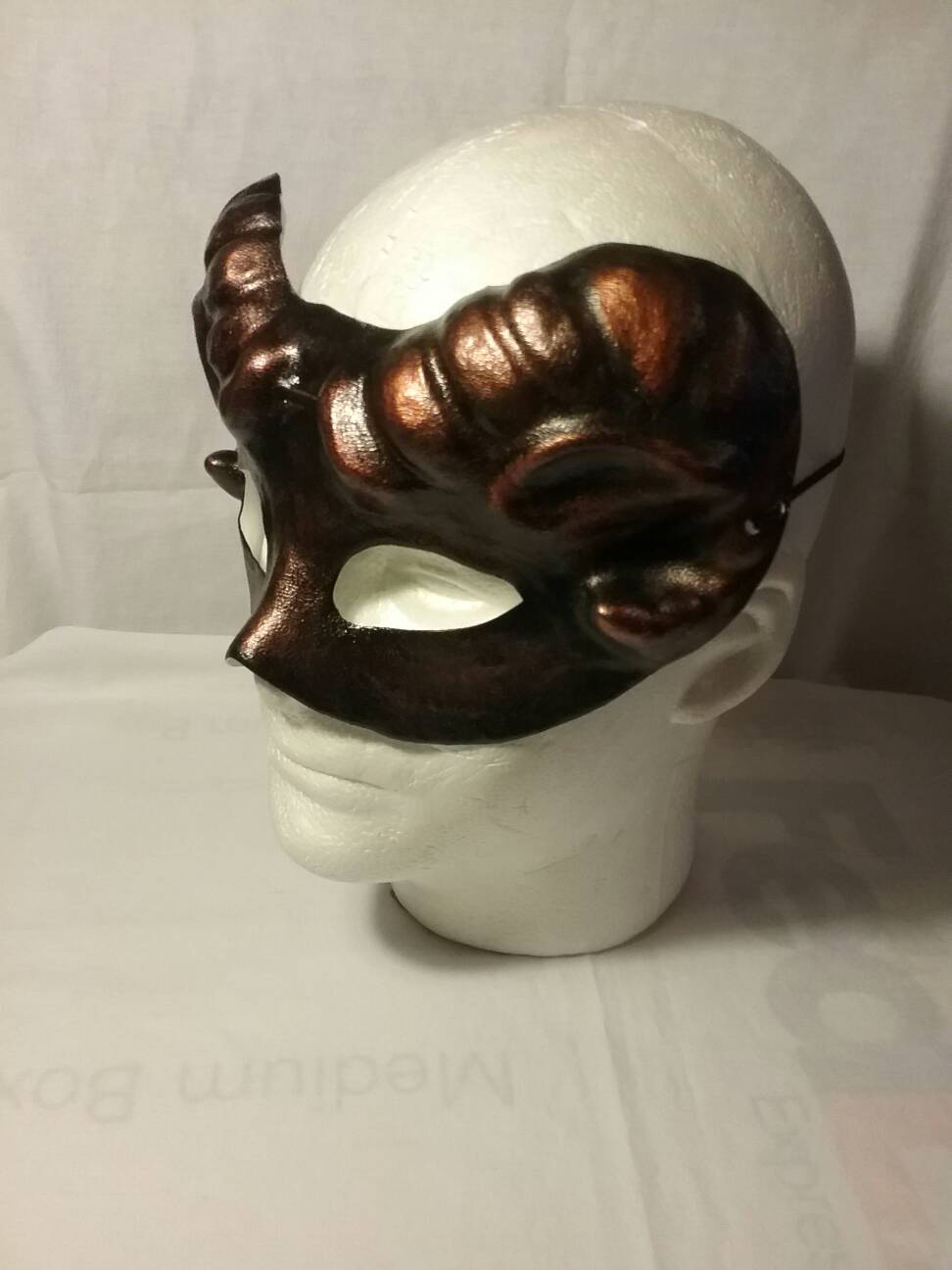 Bronze Ram Mask - Etsy