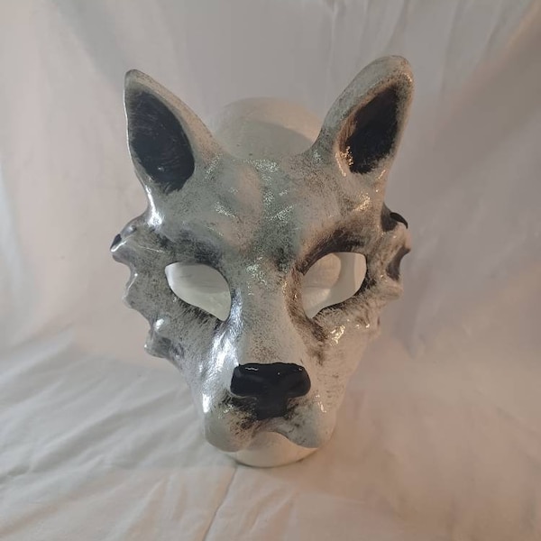 Therian Mask Black Wolf - Etsy