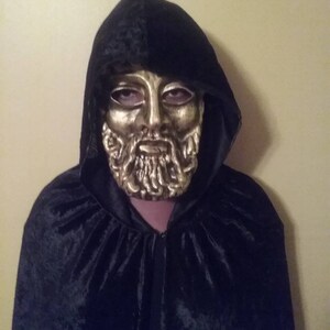 Greek God Zeus Mask. Renaissance Faire, Masquerade Party, Halloween ...