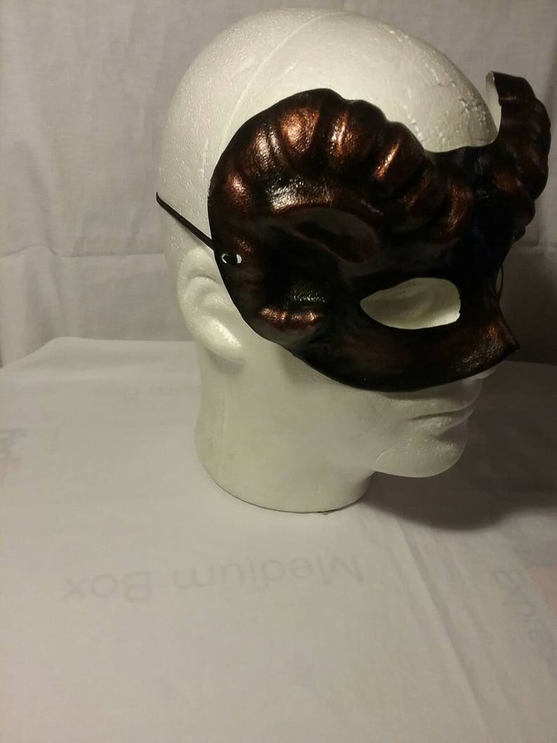 Bronze Ram Mask - Etsy