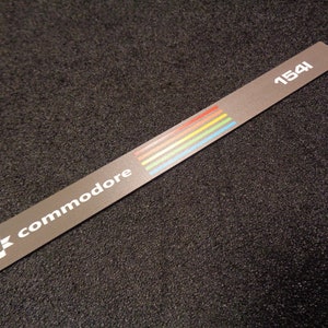 Commodore 1541 Label / Aufkleber / Badge / Logo Silver 185mm X 18mm ...