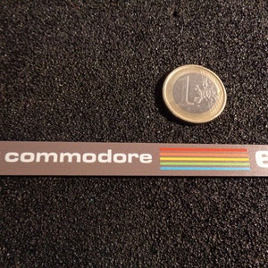 Commodore C64 Case Label / Aufkleber / Sticker / Badge / Logo 11cm X 1 ...