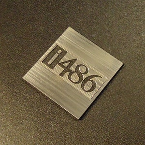 Intel 486 Label / Logo / Sticker / Badge 25 X 25 Mm 285 - Etsy