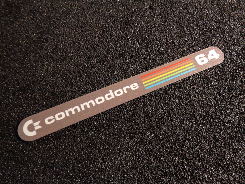 Commodore C64 Case Label / Aufkleber / Sticker / Badge / Logo - Etsy