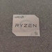 AMD RYZEN 5 Cpu PC Logo Label Decal Case Sticker Badge Silver 450b - Etsy