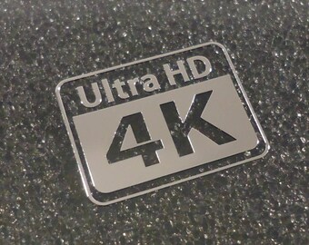 4k Ultra Hd Sticker - Etsy