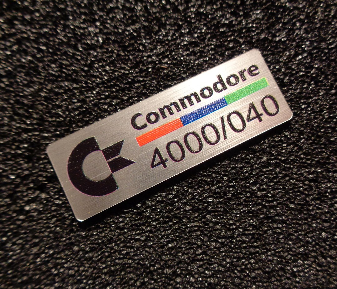 Commodore Amiga 4000/040 Color Label / Logo / Sticker / Badge - Etsy