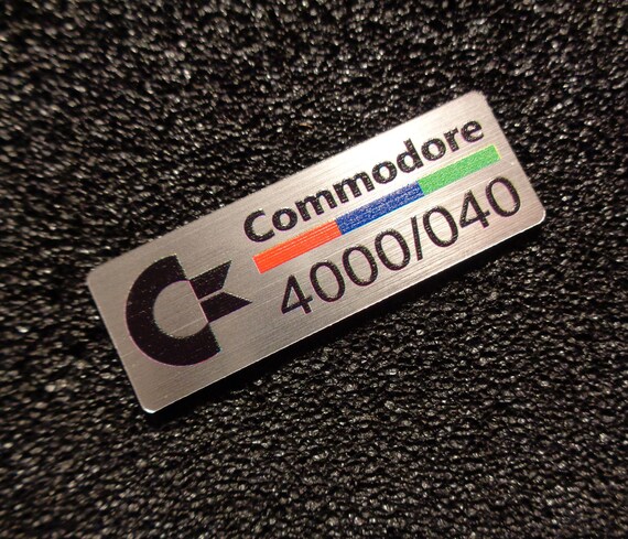 Commodore Amiga 4000/040 Color Label / Logo / Sticker / Badge - Etsy