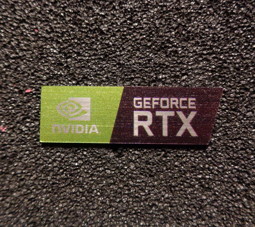Graphics Nvidia Geforce RTX Label / Aufkleber / Sticker / Logo / Badge ...