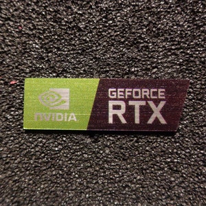 Graphics Nvidia Geforce RTX Label / Aufkleber / Sticker / Logo / Badge ...