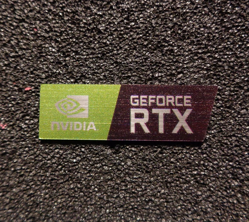 Graphics nVidia GeForce RTX Label / Aufkleber / Sticker / Logo | Etsy