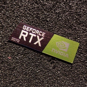Graphics Nvidia Geforce RTX 2070 Label / Aufkleber / Sticker / - Etsy