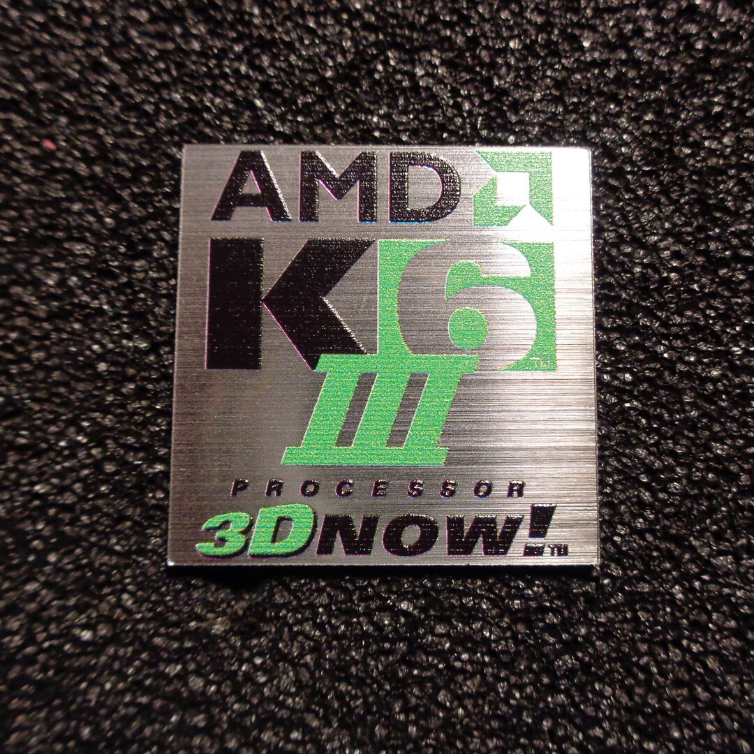 AMD K6-3 3D Now Logo Label Decal Case Sticker Badge 474b - Etsy