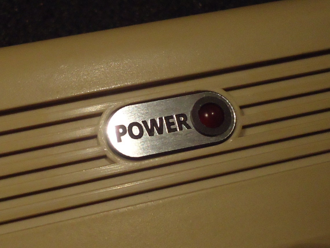 Commodore 64 POWER Sticker / Aufkleber / Badge / Logo Silver - Etsy