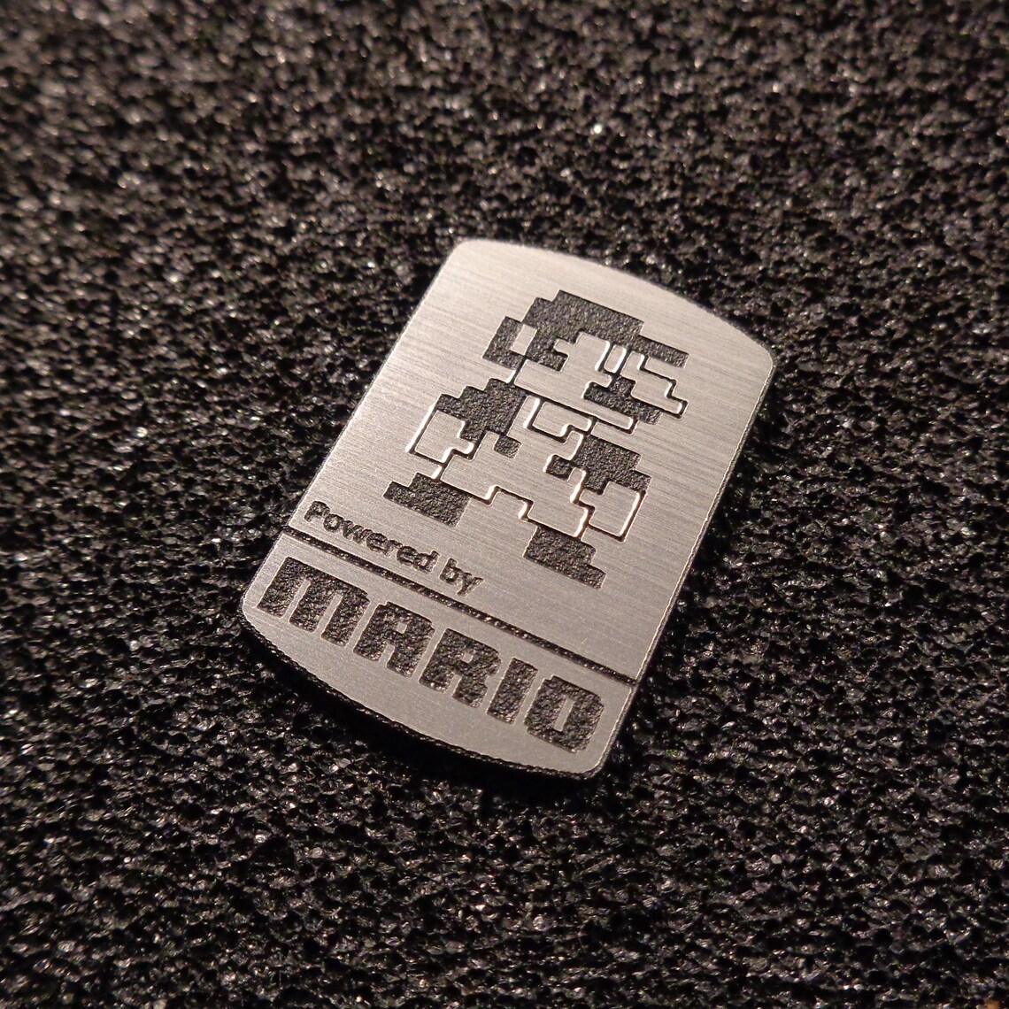 Super Mario 8-bit NES Nintendo Logo Label Decal Case Sticker - Etsy