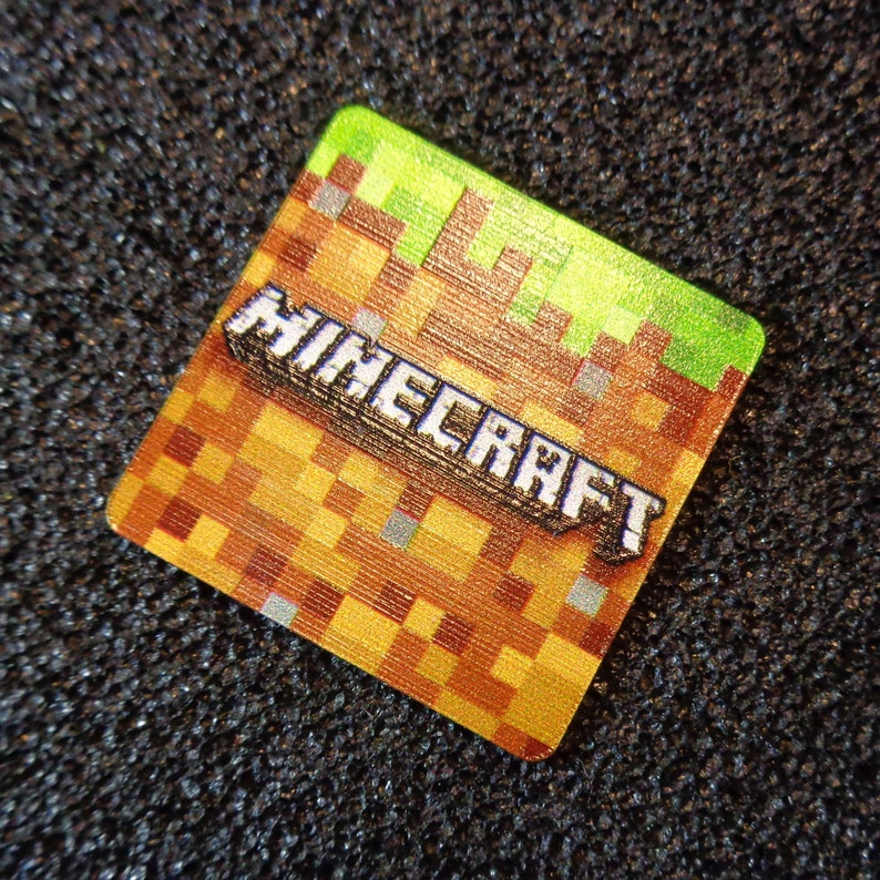 Minecraft PC Case Logo Label Decal Sticker Badge 511 - Etsy