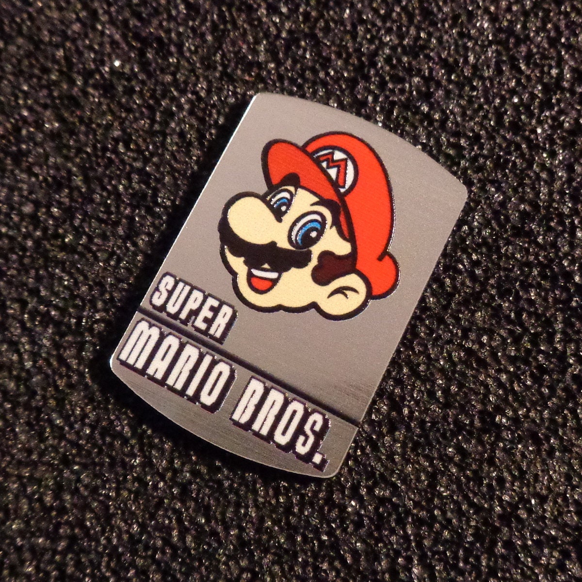 Super Mario Bros 8-bit NES Nintendo Logo Label Decal Case - Etsy