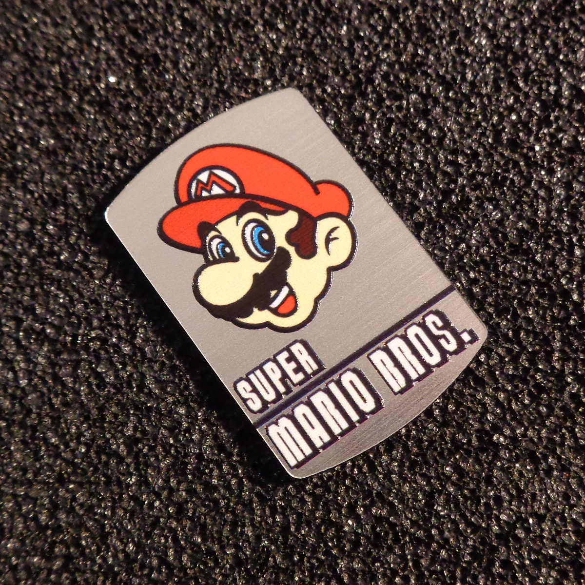 Super Mario Bros 8-bit NES Nintendo Logo Label Decal Case - Etsy