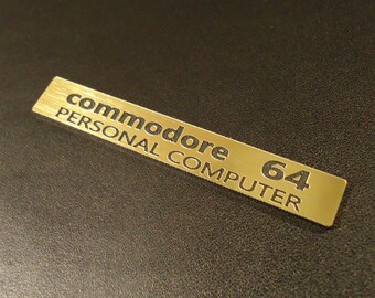 Commodore C64 Case Label / Aufkleber / Sticker / Badge / Logo - Etsy