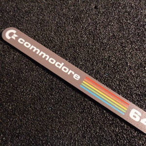 Commodore C64 Case Label / Aufkleber / Sticker / Badge / Logo 11cm X 1 ...