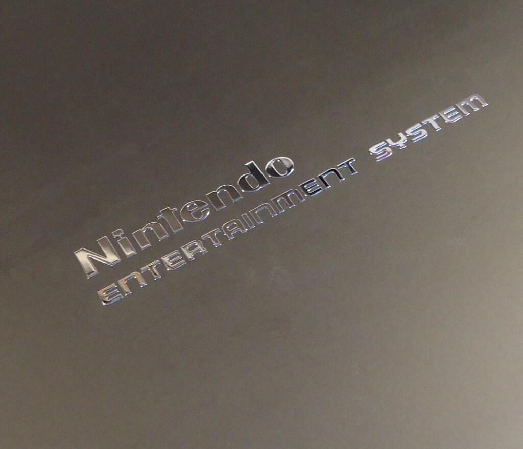 Nintendo Entertainment System Logo Black