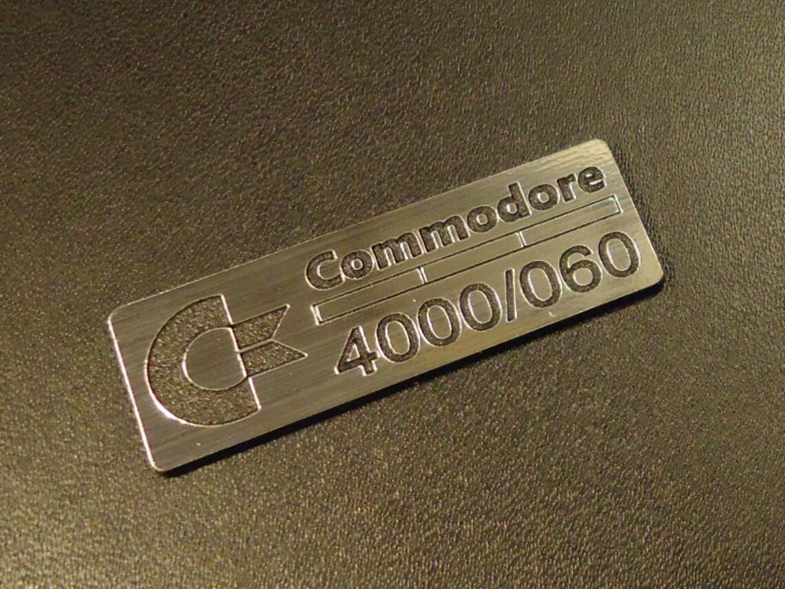 Commodore Amiga 4000/060 Label / Logo / Sticker / Badge 42 X - Etsy