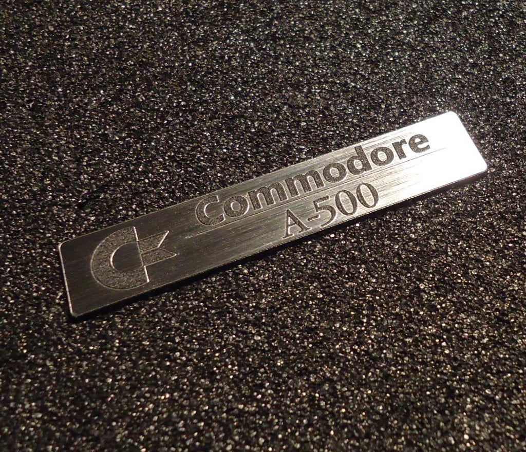 Commodore Amiga 500 Label / Logo / Sticker / Badge 68 X 14 Mm - Etsy ...