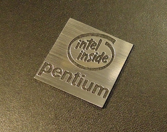 Intel 486 DX Label / Logo / Sticker / Badge 25 X 25 Mm 285b | Etsy