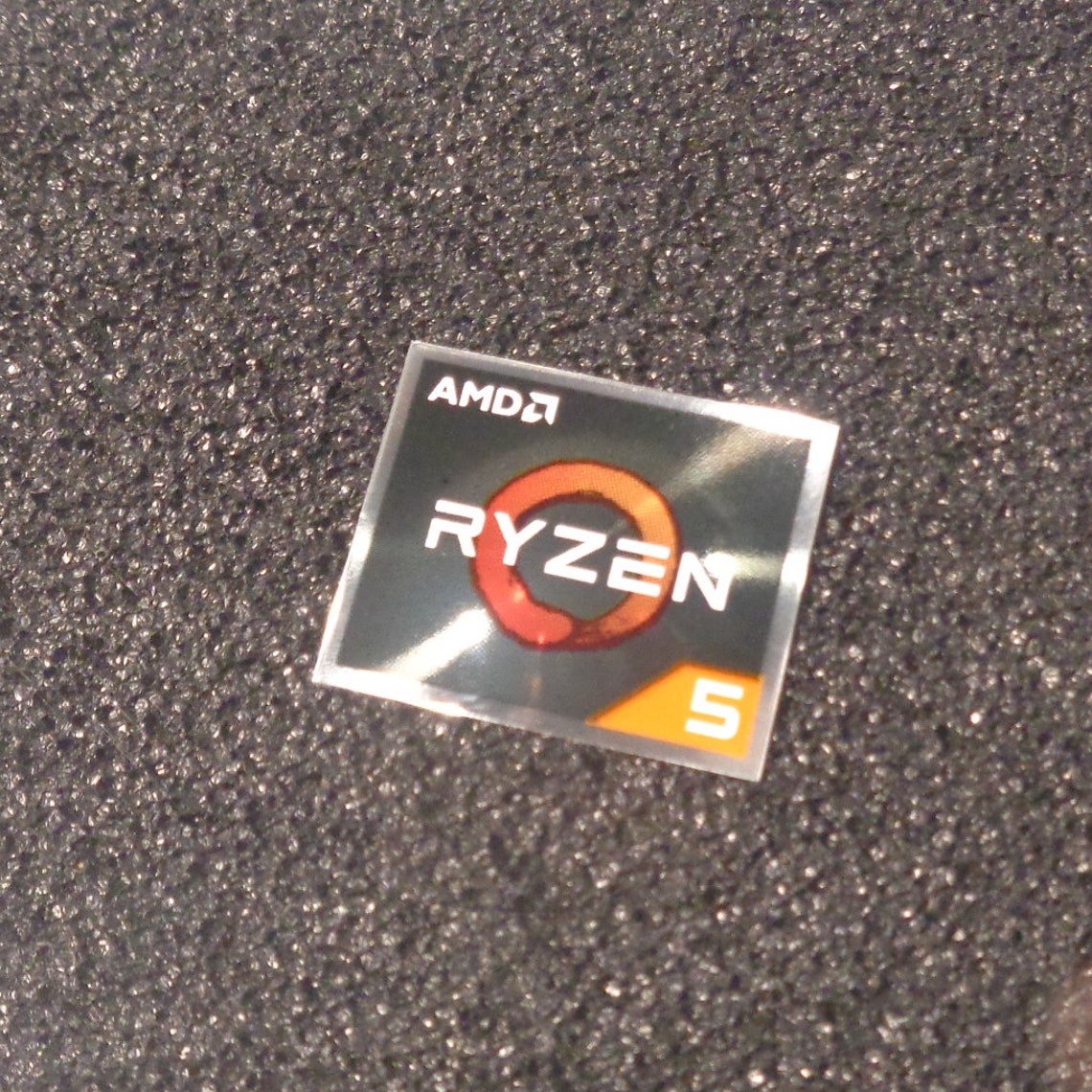 AMD RYZEN 5 Cpu PC Logo Label Decal Case Sticker Badge Silver - Etsy
