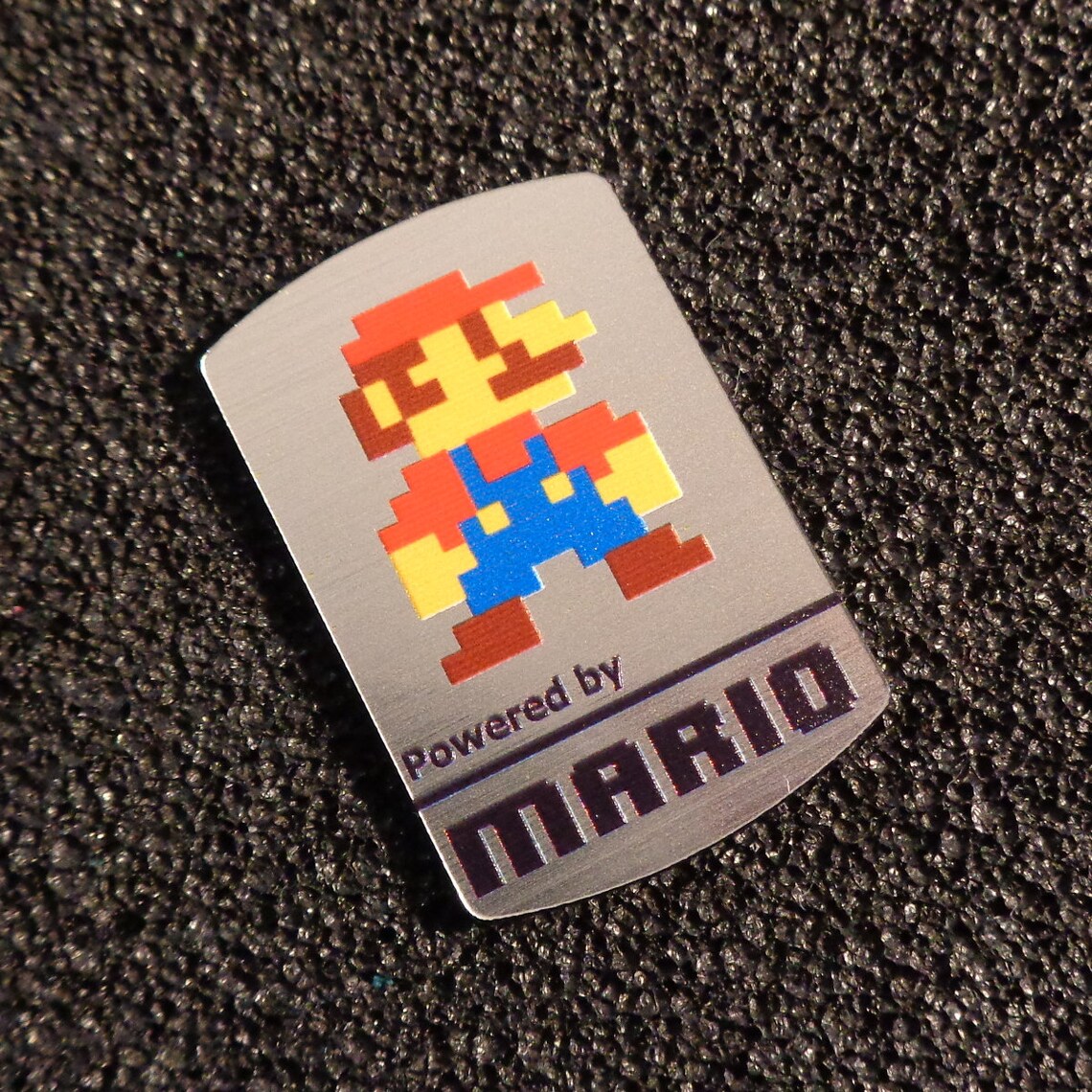 Super Mario 8-bit NES Nintendo Logo Label Decal Case Sticker | Etsy