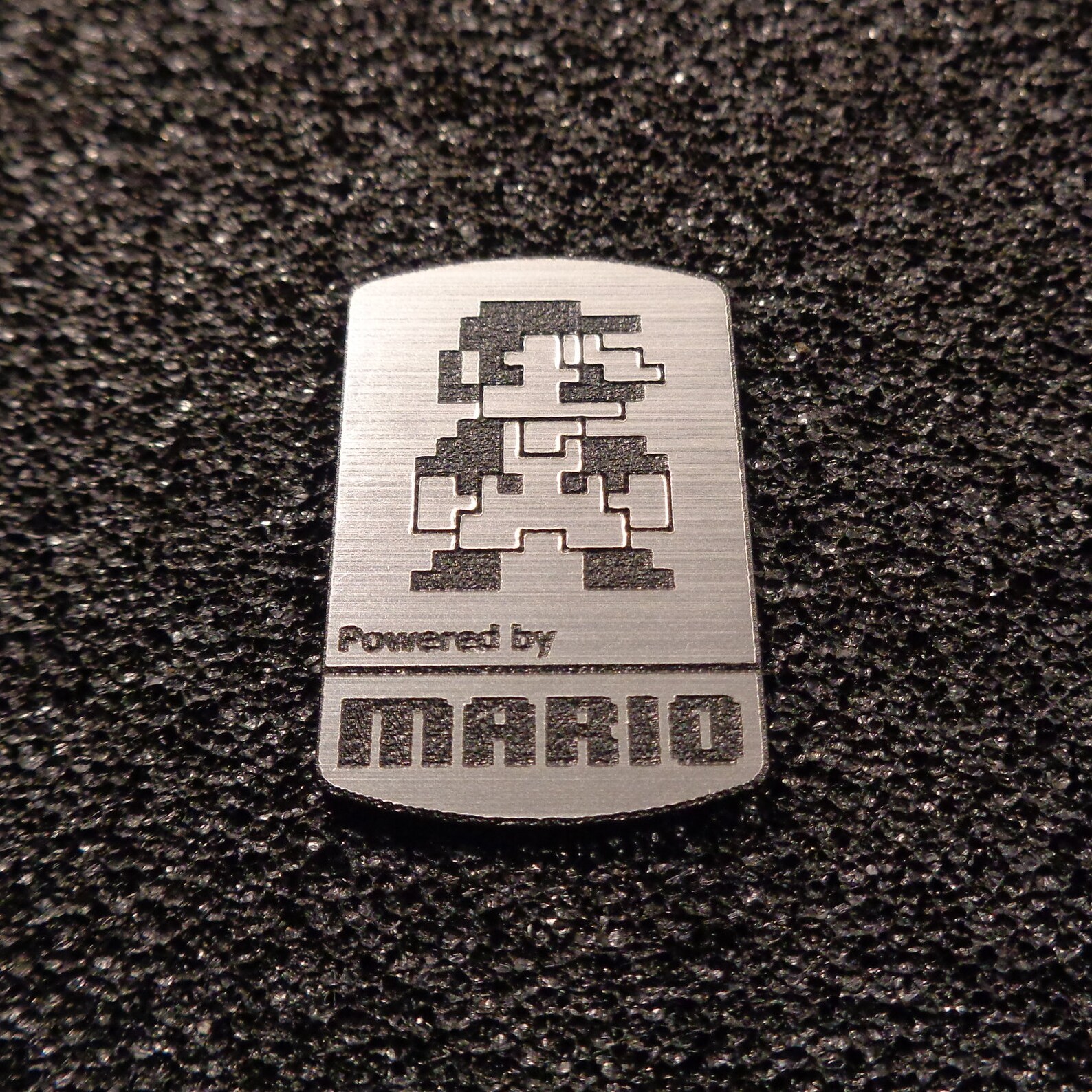 Super Mario 8-bit NES Nintendo Logo Label Decal Case Sticker - Etsy