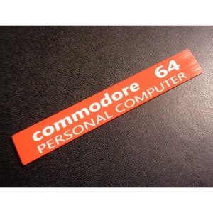 Commodore C64 Red White Label / Aufkleber / Sticker / Badge / Logo 7 ...