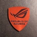 Asus Republic of Gamers ROG Label / Aufkleber / Sticker / Logo 30 X ...