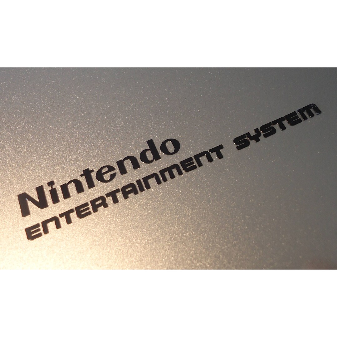 Nintendo NES Label / Aufkleber / Sticker / Badge / Logo 74 X 11mm268c ...