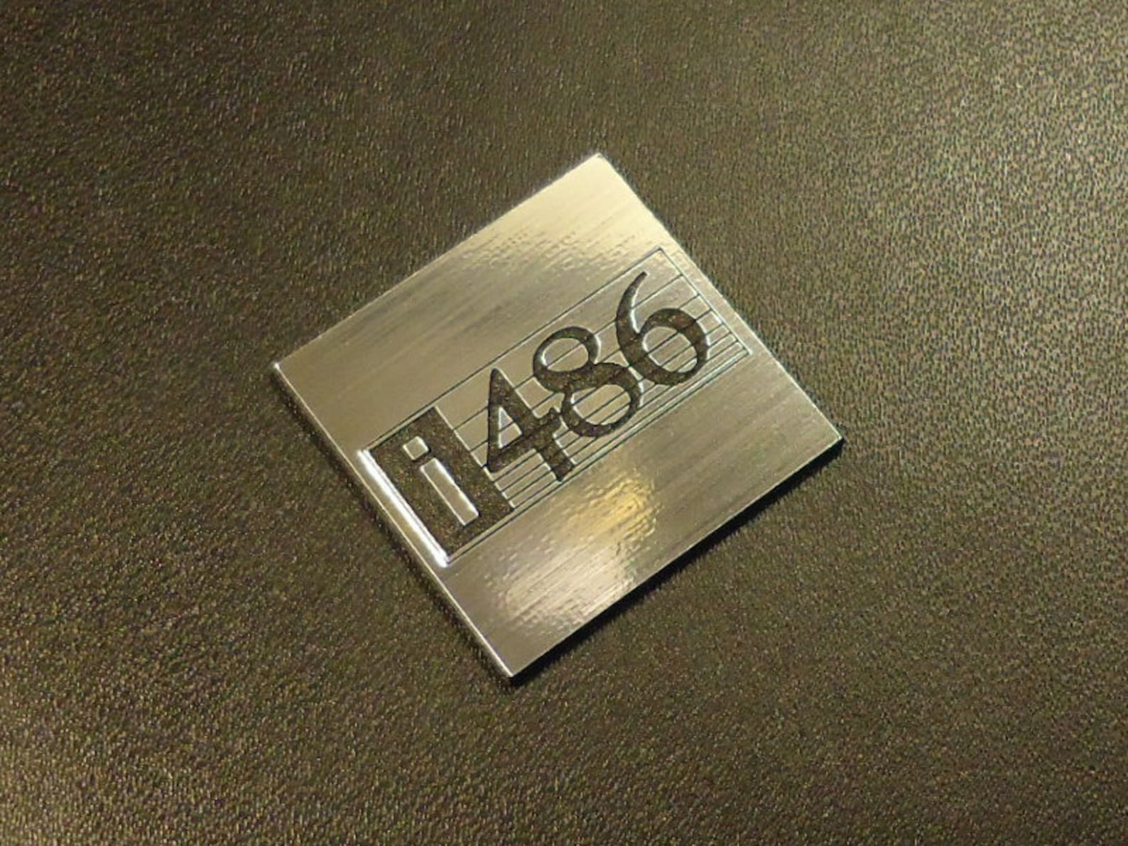 Intel 486 Label / Logo / Sticker / Badge 25 X 25 Mm 285 | Etsy