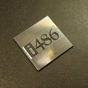 Intel 486 Label / Logo / Sticker / Badge 25 X 25 Mm 285 - Etsy