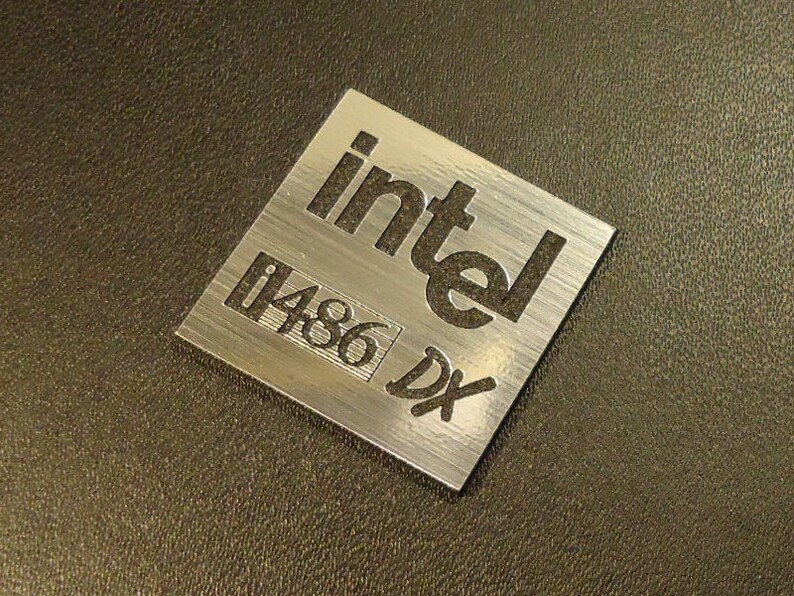Intel 486 DX Label / Logo / Sticker / Badge 25 X 25 Mm 285b - Etsy