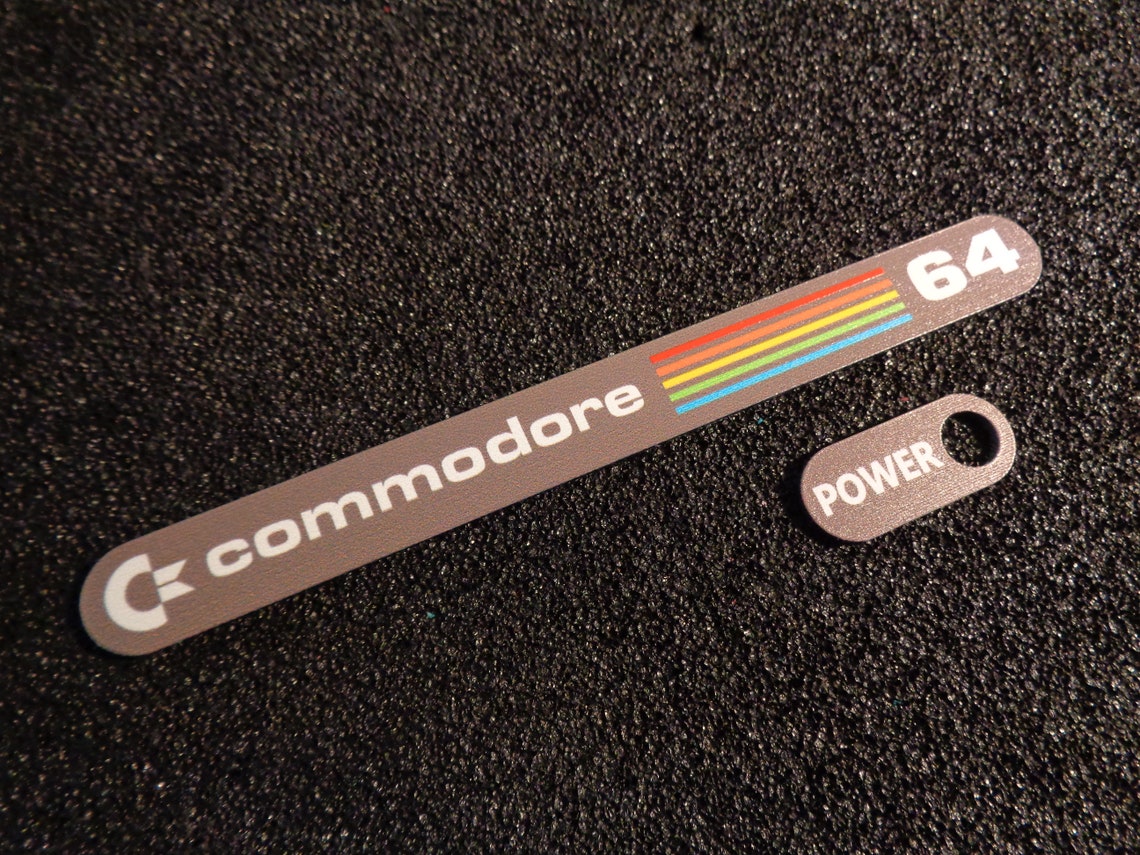 Commodore C64 Case Label / Aufkleber / Sticker / Badge / Logo - Etsy
