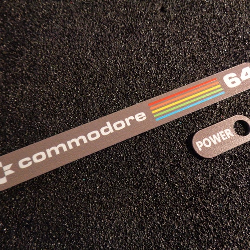 Commodore C64 Case Label / Aufkleber / Sticker / Badge / Logo - Etsy