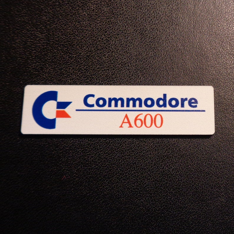 Commodore Amiga 600 Color Label / Logo / Sticker / Badge 49 X - Etsy