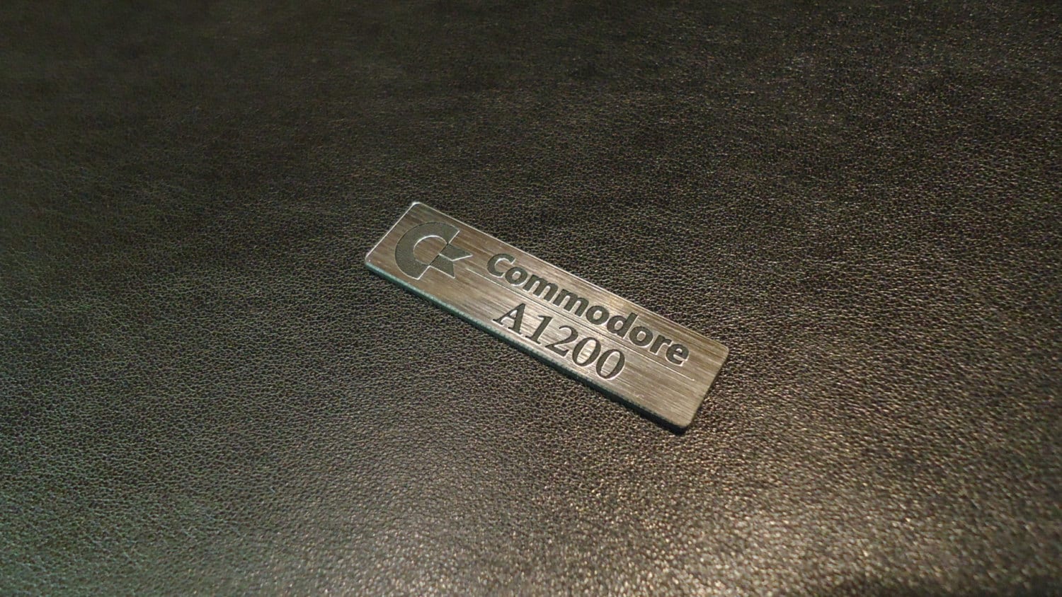 Commodore Amiga 1200 Logo / Sticker / Badge brushed aluminum | Etsy