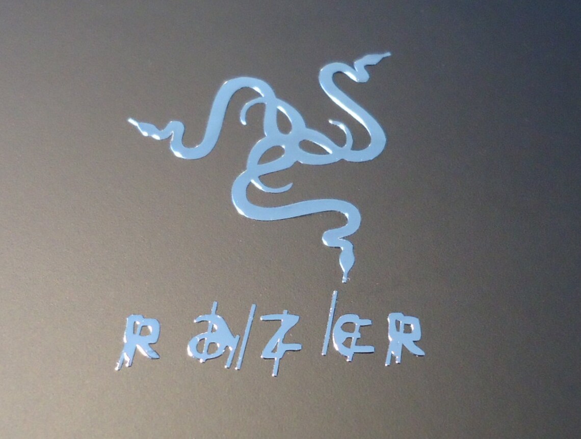 RAZER Label / Aufkleber / Sticker / Badge / Logo 26mm X 35mm | Etsy