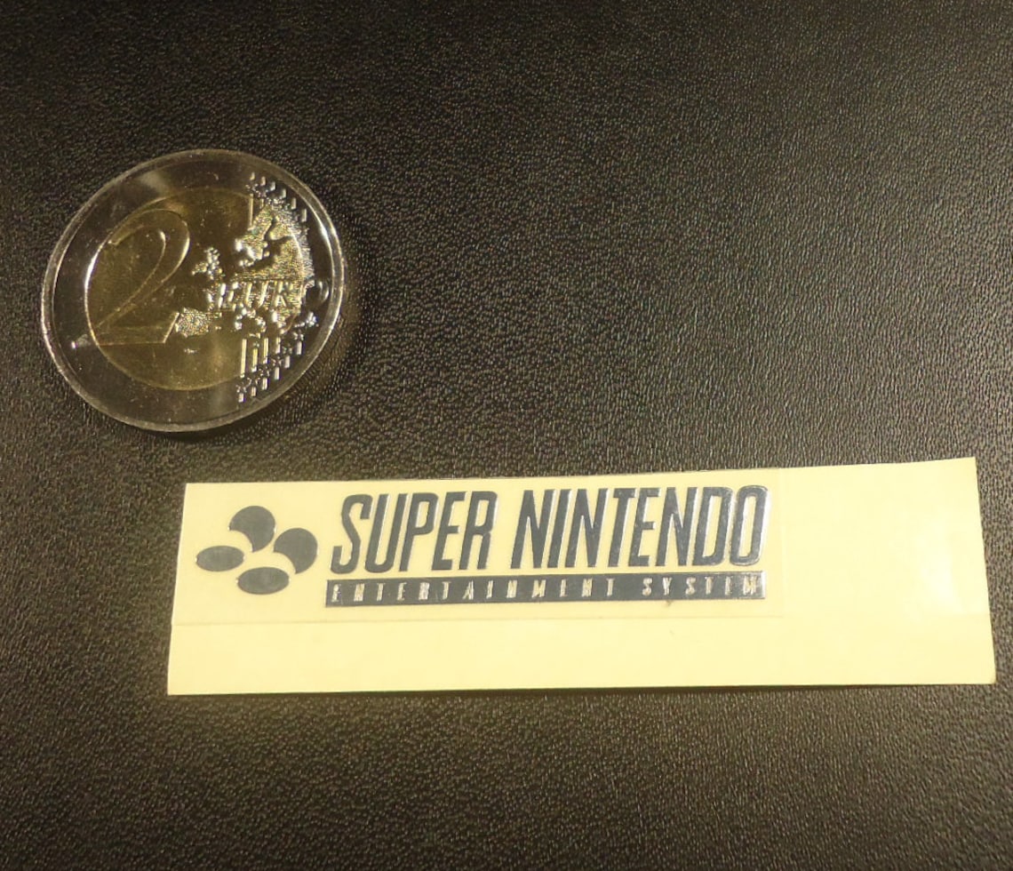 Super Nintendo SNES Label / Aufkleber / Sticker / Badge / Logo - Etsy