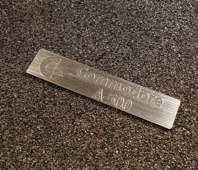 Commodore Amiga 500 Label / Logo / Sticker / Badge 68 X 14 Mm - Etsy