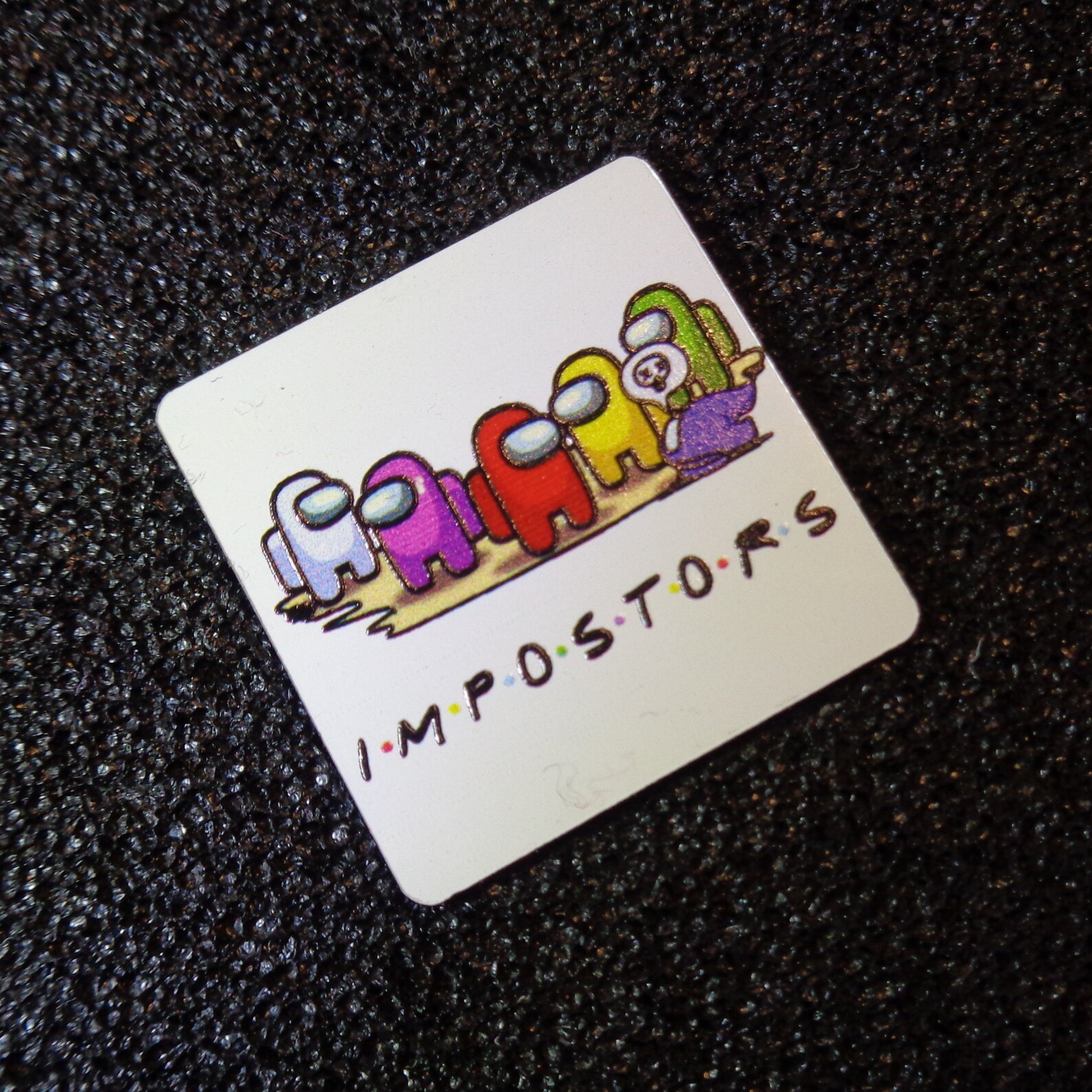 Among Us Impostor PC Case Logo Label Decal Sticker Badge | Etsy