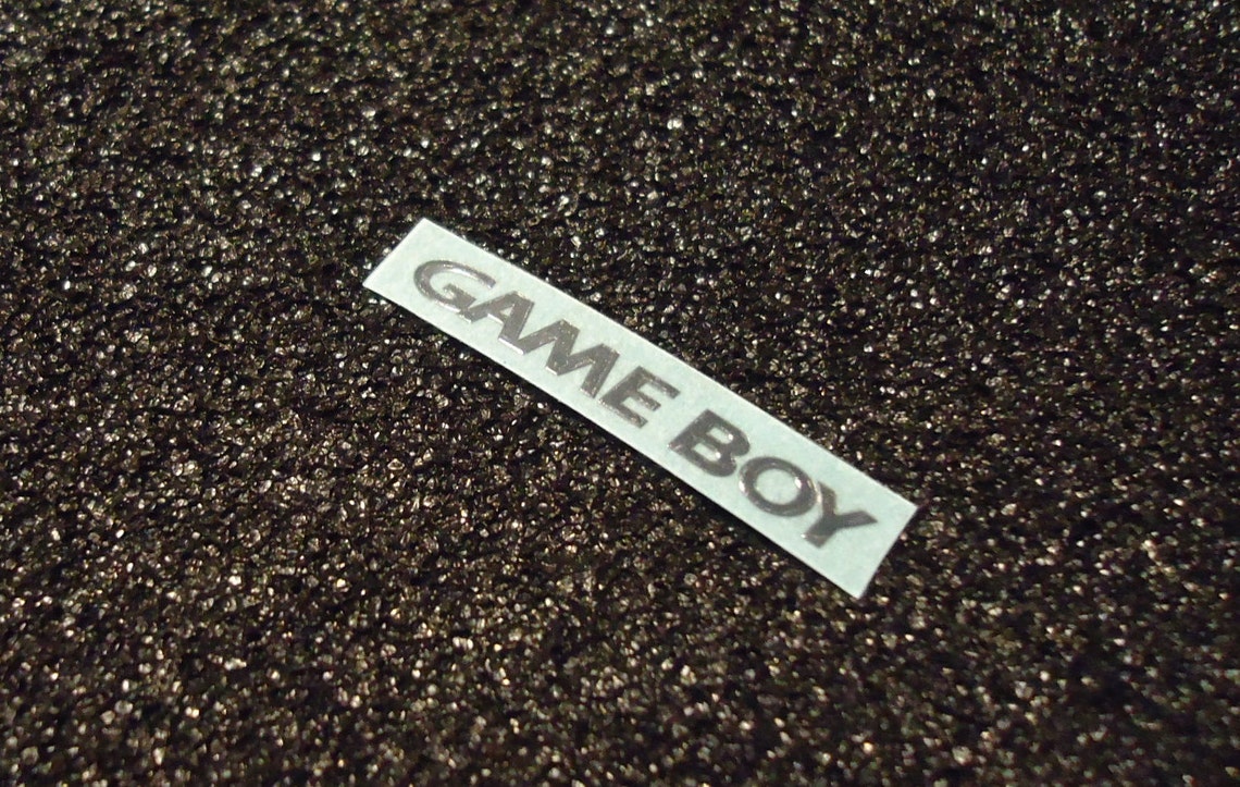 Gameboy Label / Aufkleber / Sticker / Badge / Logo 162 | Etsy