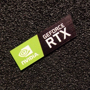 Graphics Nvidia Geforce RTX Label / Aufkleber / Sticker / Logo / Badge ...