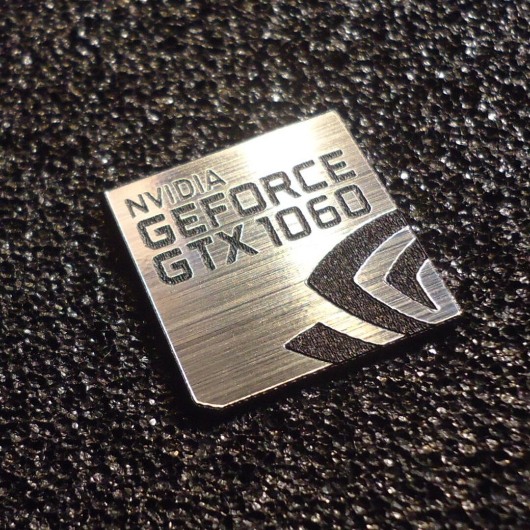 Nvidia GEFORCE GTX 1060 PC Logo Label Decal Case Sticker Laptop Badge ...