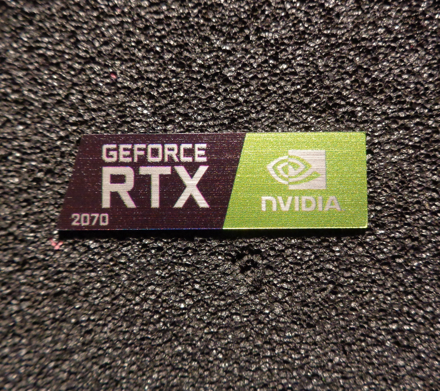 Graphics nVidia GeForce RTX 2070 Label / Aufkleber / Sticker / | Etsy