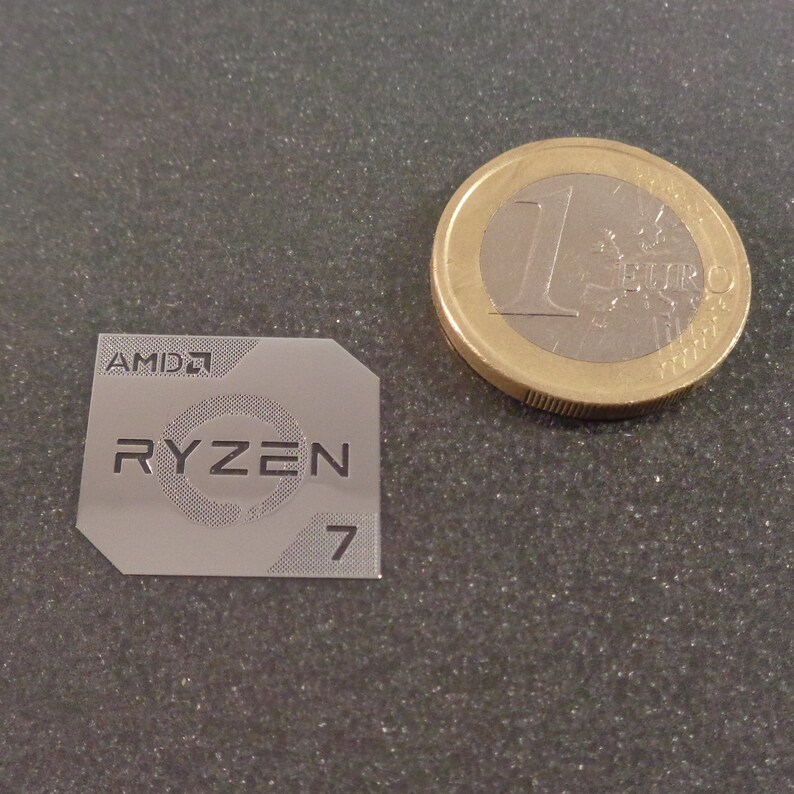 AMD RYZEN 7 Cpu PC Logo Label Decal Case Sticker Badge Silver - Etsy México